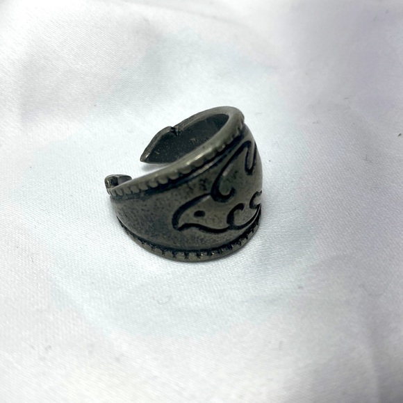 Tinn Per Pewter | Jewelry | Viking Ring W Eagle Rune From Norwaymade In ...